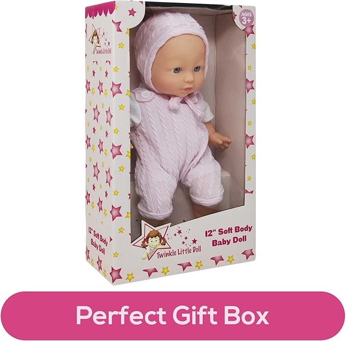 12 inch Realistic Baby Doll with Soft Body – Librairie Haykal
